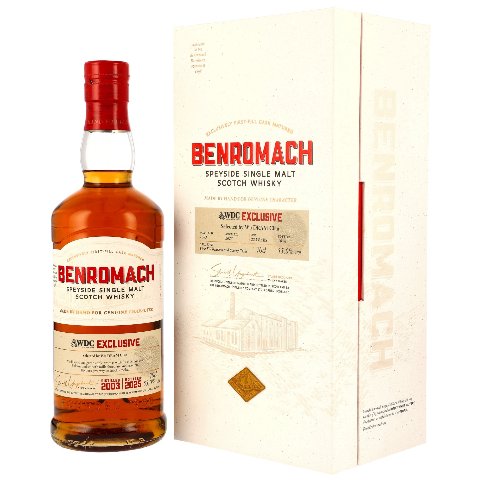 Benromach 22 Jahre 2003/2025 - Wu Dram Clan – Whisky Agents