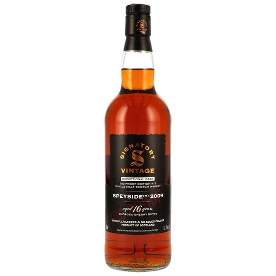 Secret Speyside (M) 16 Jahre 2009/2025 - Exceptional Cask Edition #15 ...