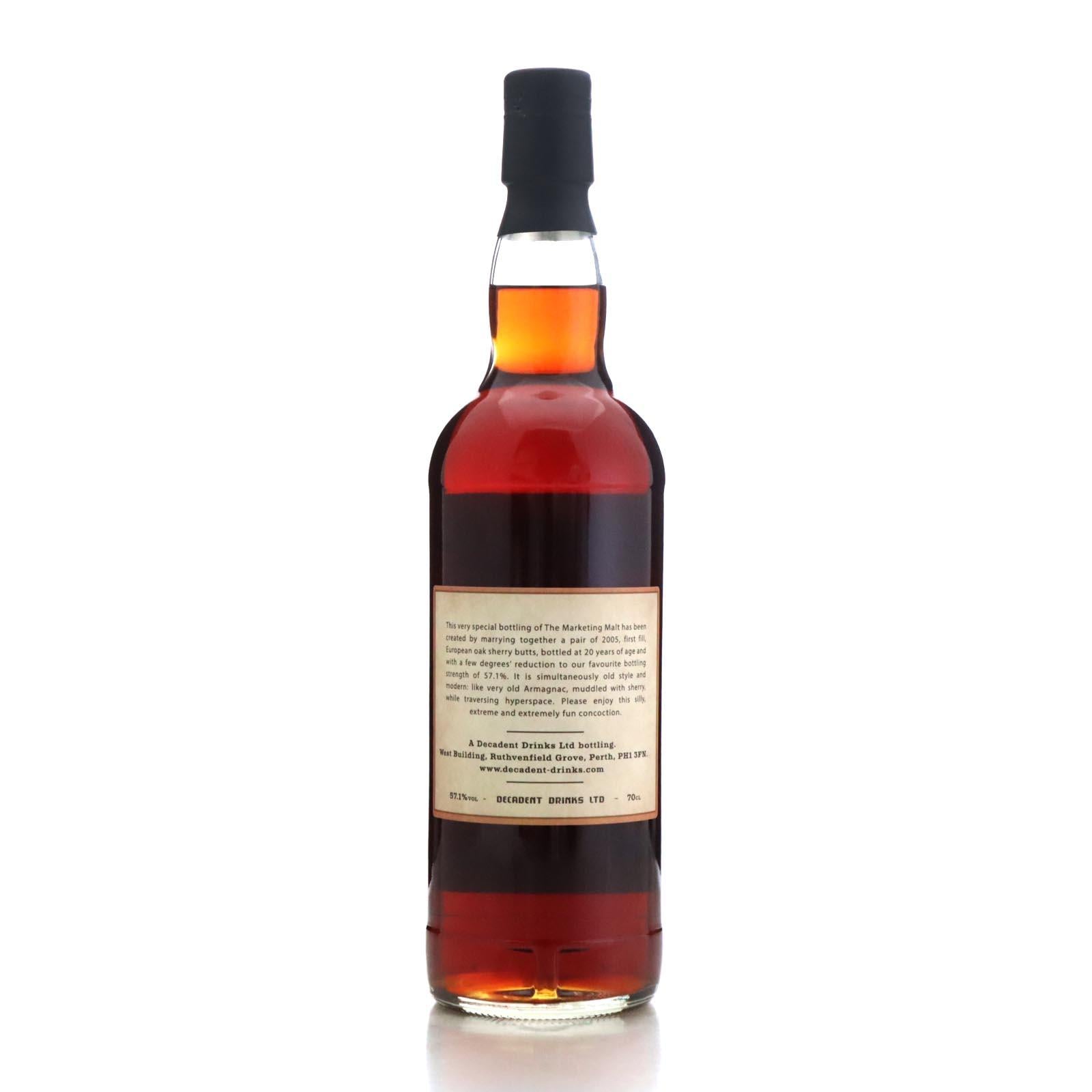 Marketing Malt 20 Jahre 2005/2025 - Decadent Drams (4cl Sample ...